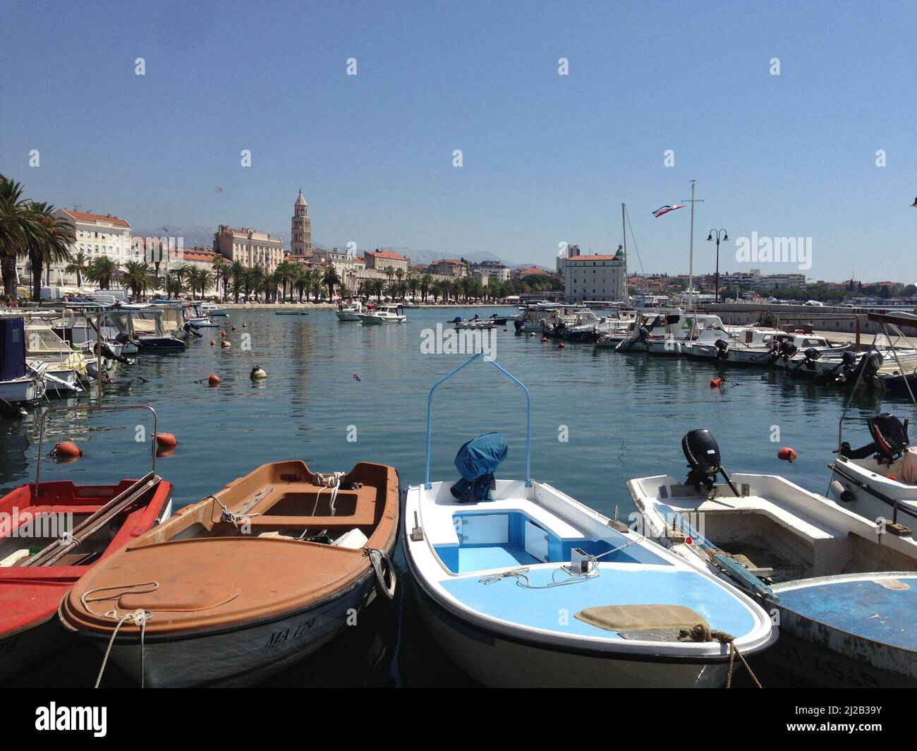 Summer in Split Croatia Stock Photo - Alamy