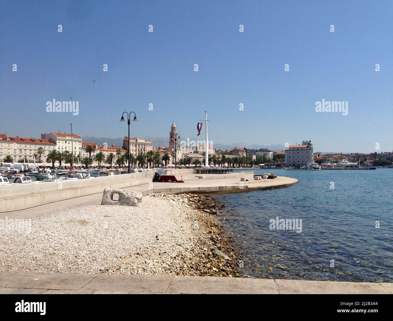 Summer in Split Croatia Stock Photo - Alamy