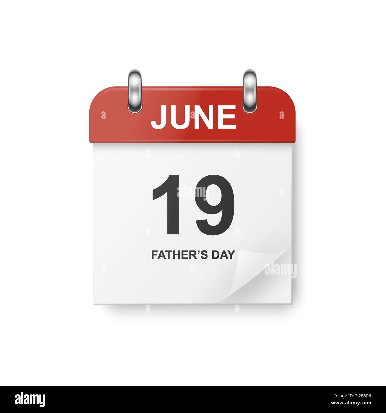 Fathers Day. June 19th. Fathers Day Background. Vector 3d Realistic ...