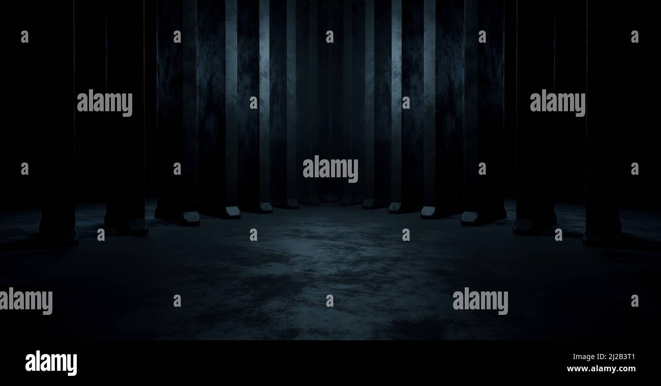 Elegant Grunge Rusty Showroom Studio Room Interior Black Banner ...