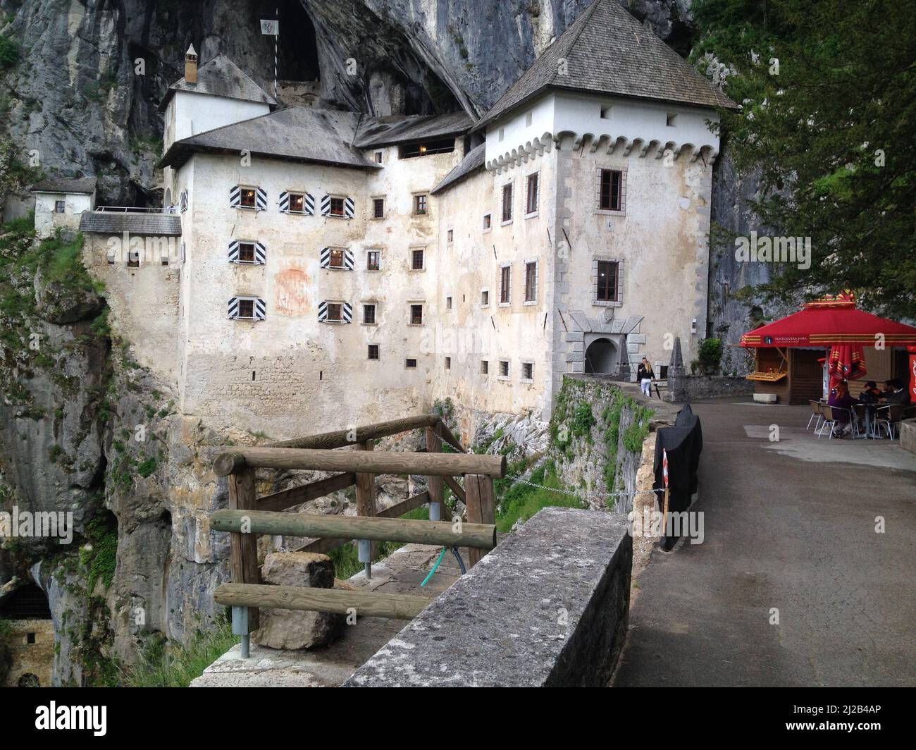 Predjama Castle medieval castle in Slovenia Stock Photo - Alamy