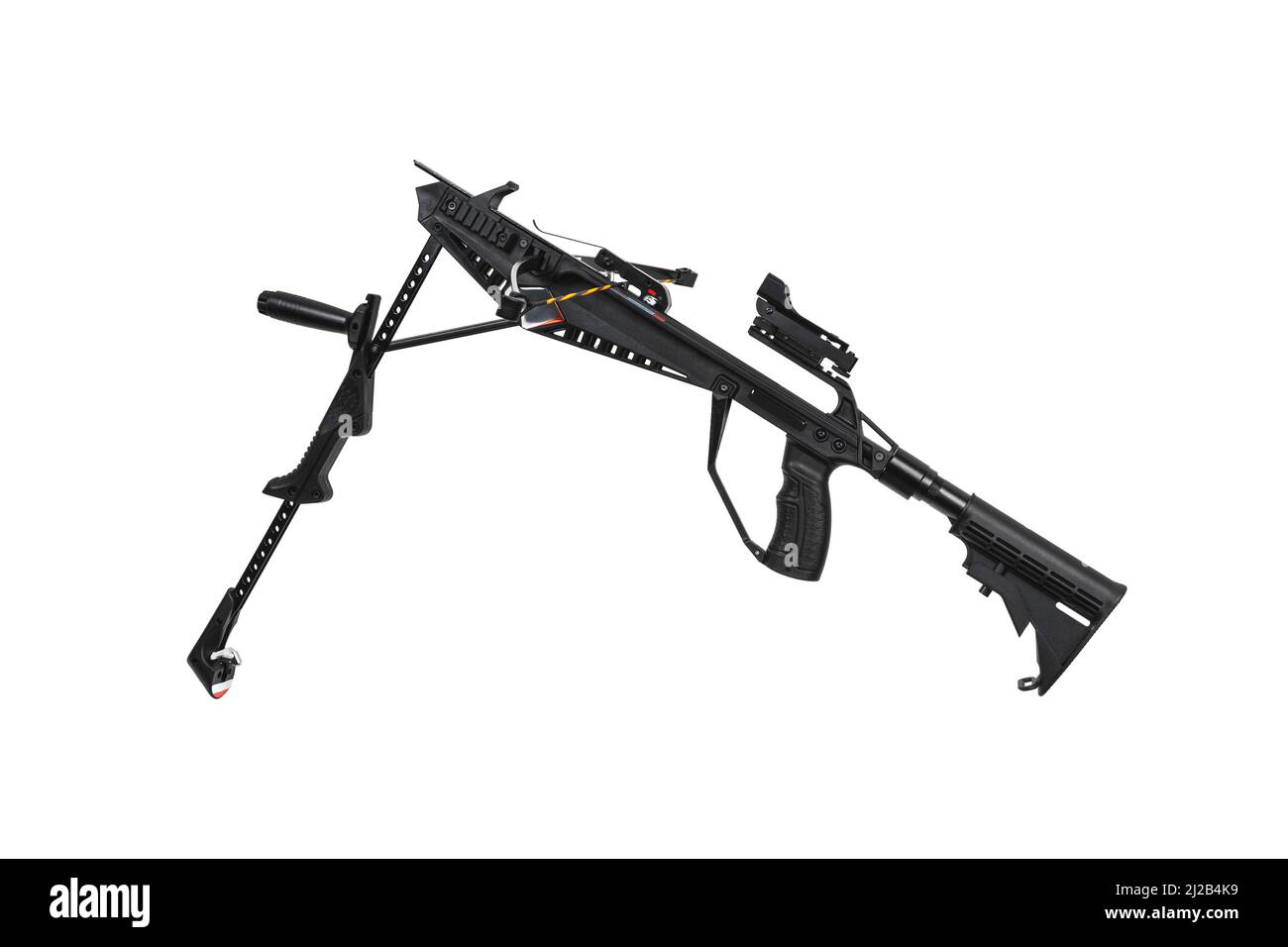 Modern crossbow isolate on a white background. Quiet weapon for hunting ...
