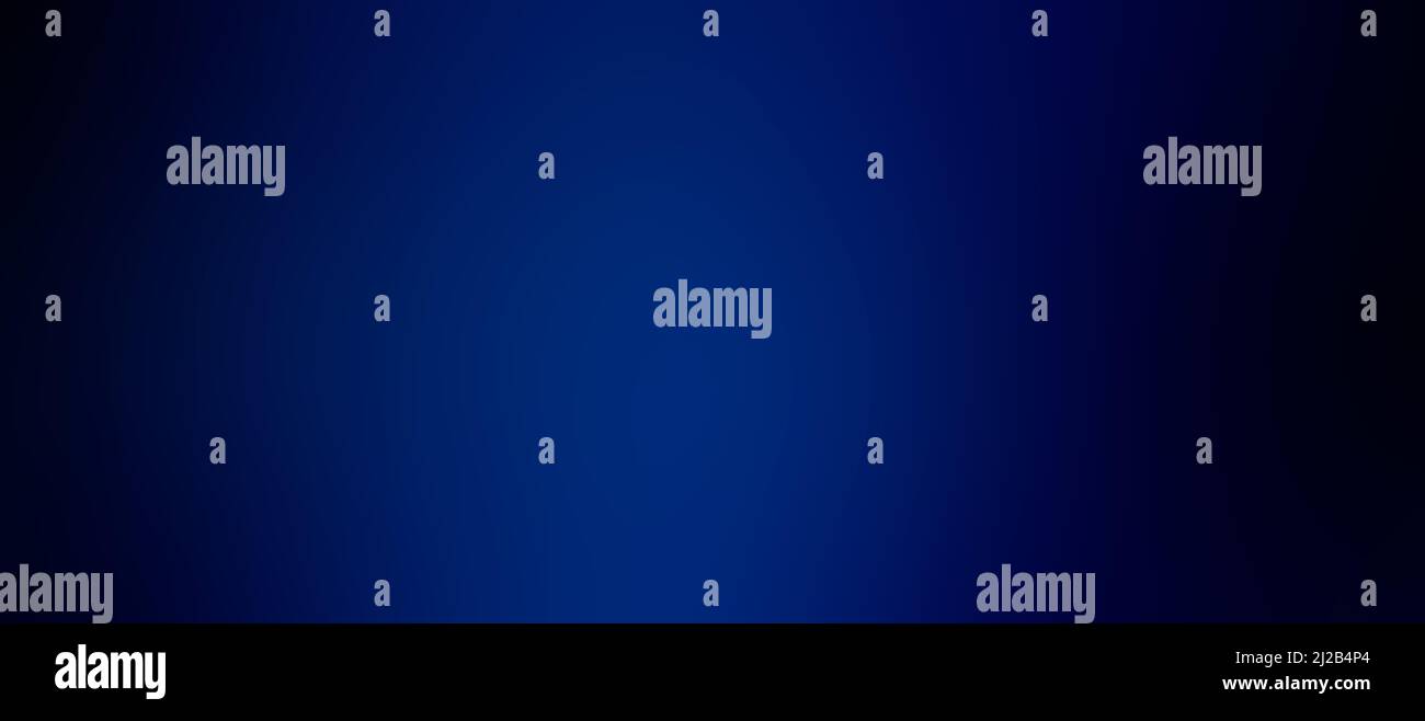 Blurred deep blue color background. Gradient, smooth gradation bright ...