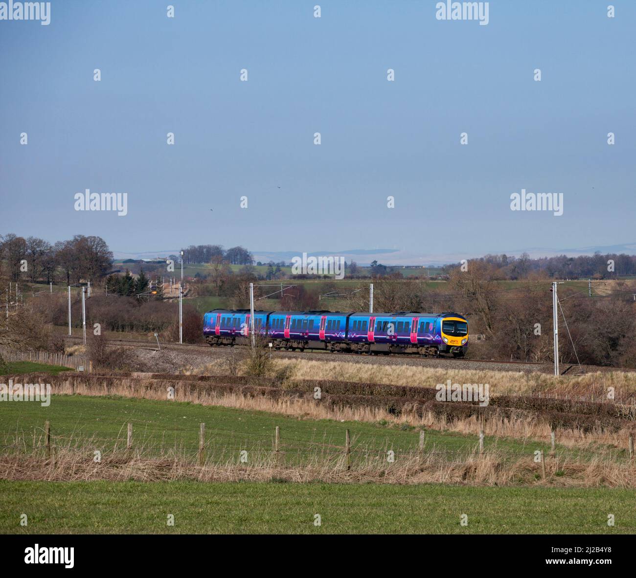 First Transpennine Express class 185 diesel multiple unit 185109 on the ...