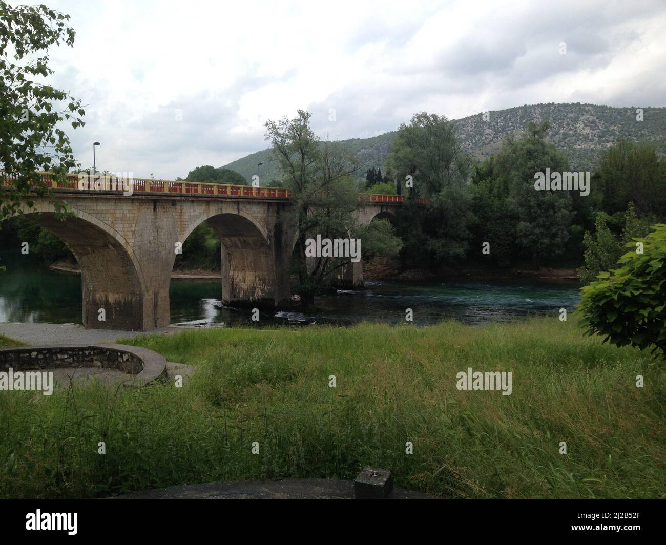 Old bridge Montenegro Stock Photo - Alamy