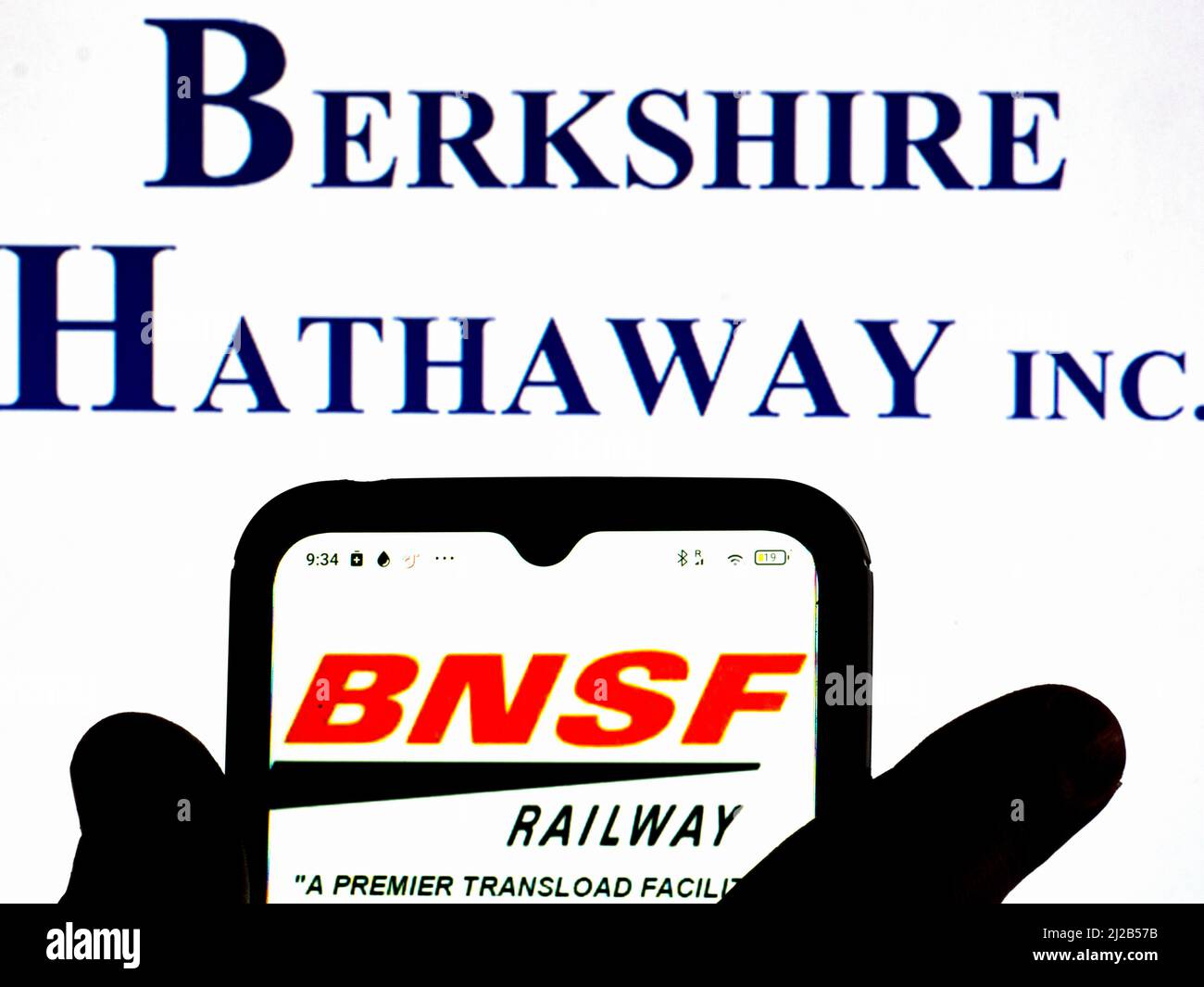 Bnsf logo hi-res stock photography and images - Alamy