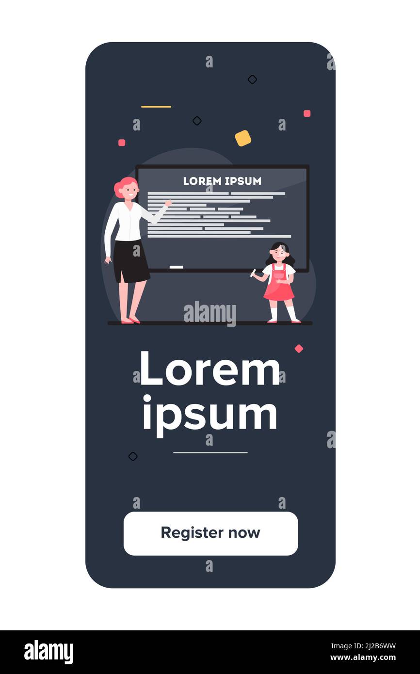 Teacher giving class Stock Vector Images - Alamy