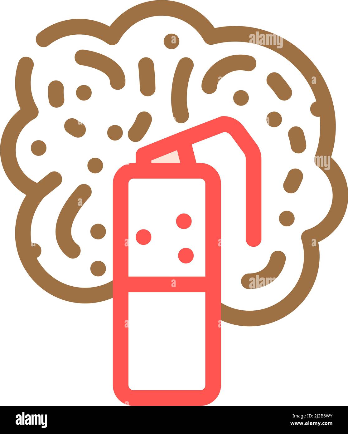 smoke bomb color icon vector illustration Stock Vector Image & Art - Alamy