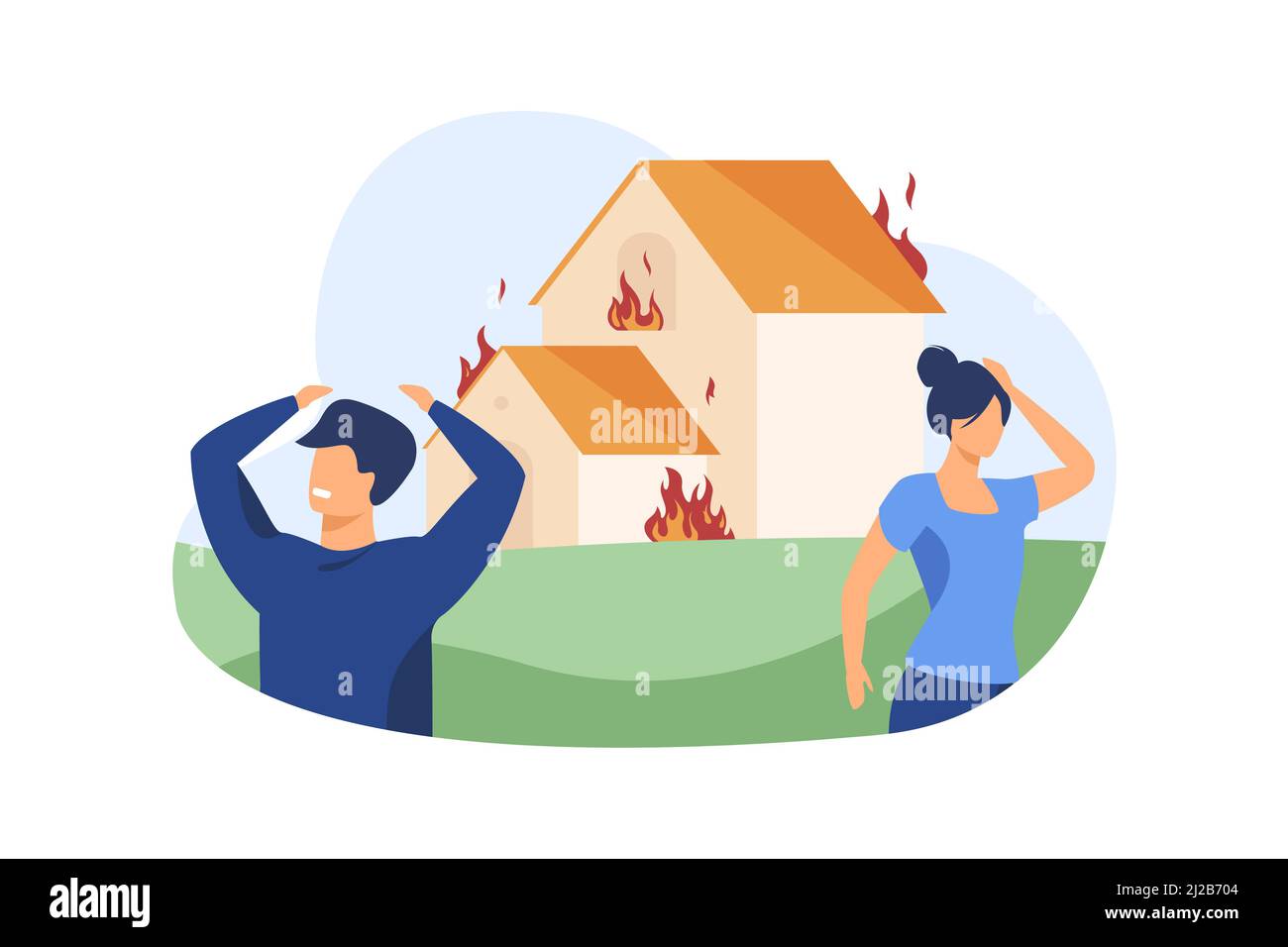 Emergency landing slide Stock Vector Images - Alamy