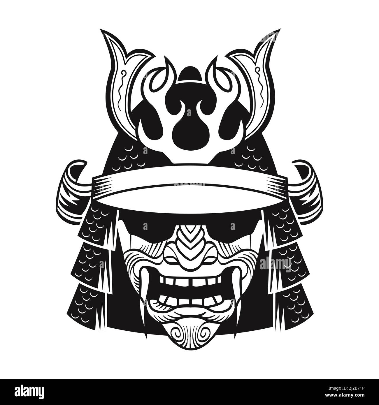 Japanese Samurai Mask Designs