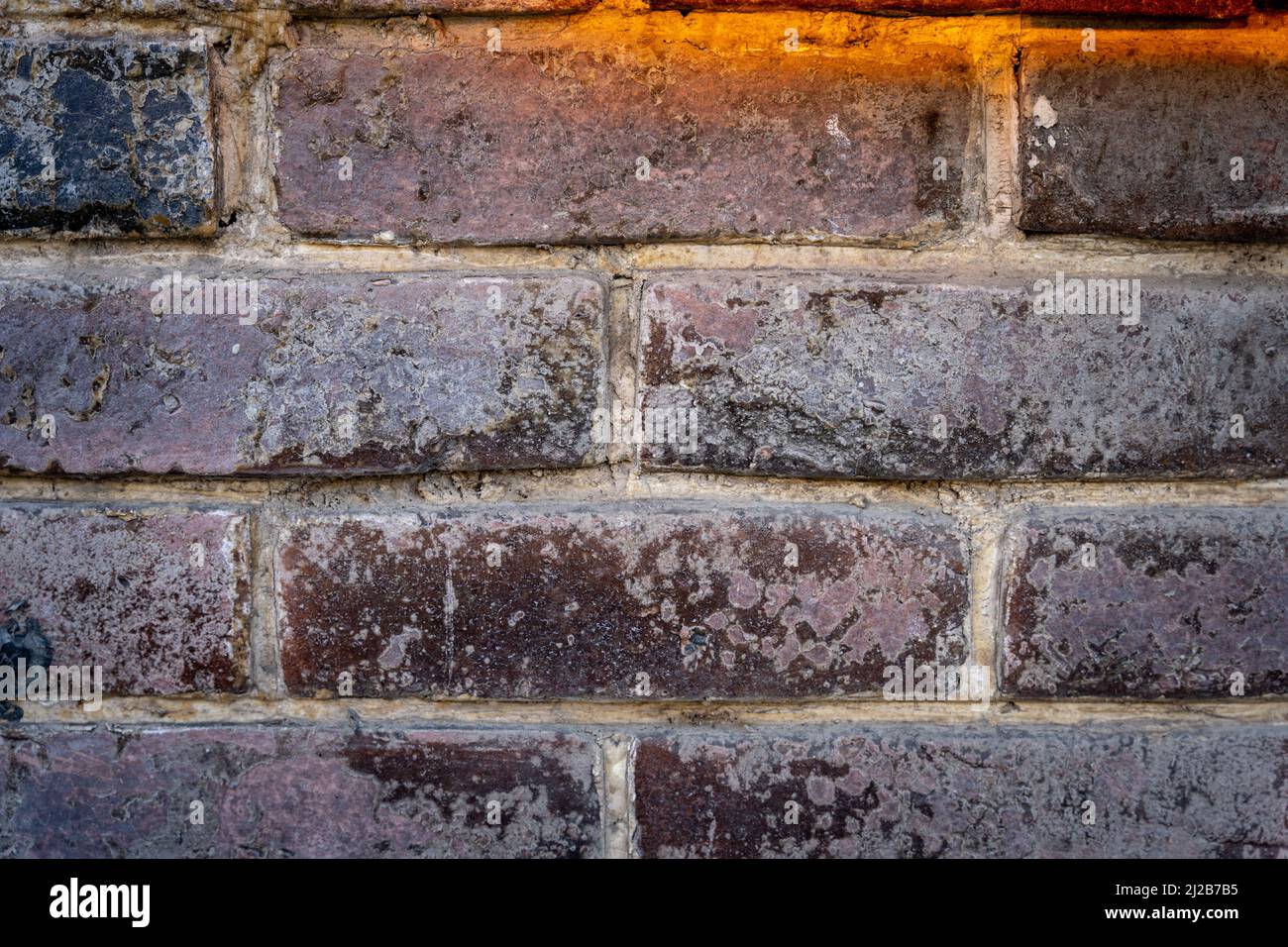 Closeup shot brick fence hi-res stock photography and images - Alamy