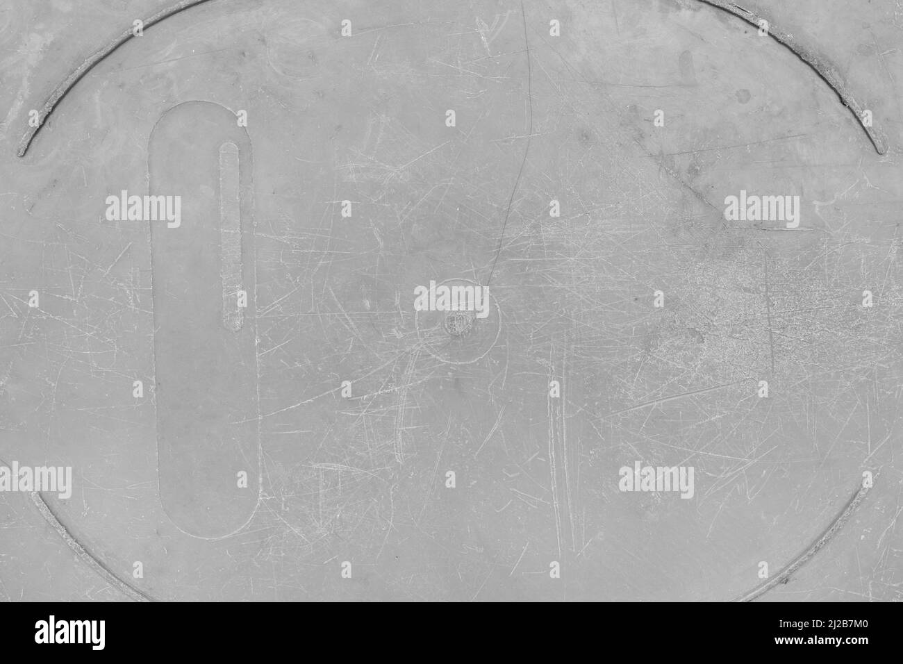 Worn plastic scratched weathered surface damaged material abstract ...