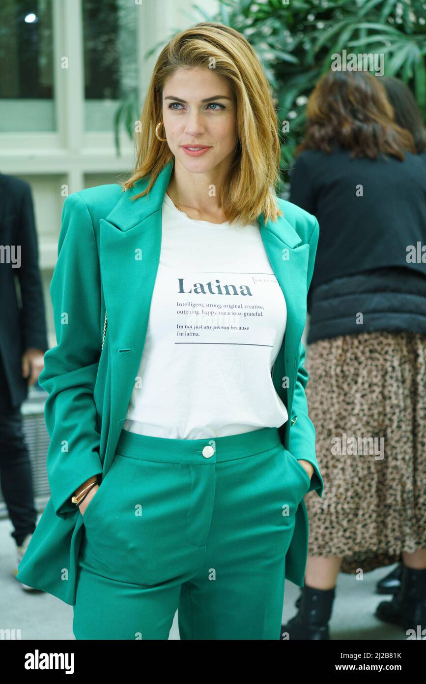Madrid, Spain. 31st Mar, 2022. Stephanie Cayo attends the photocall of ...