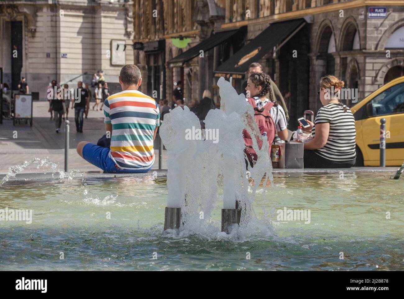 Lille August 2018: The historic downtown of Lille Stock Photo - Alamy
