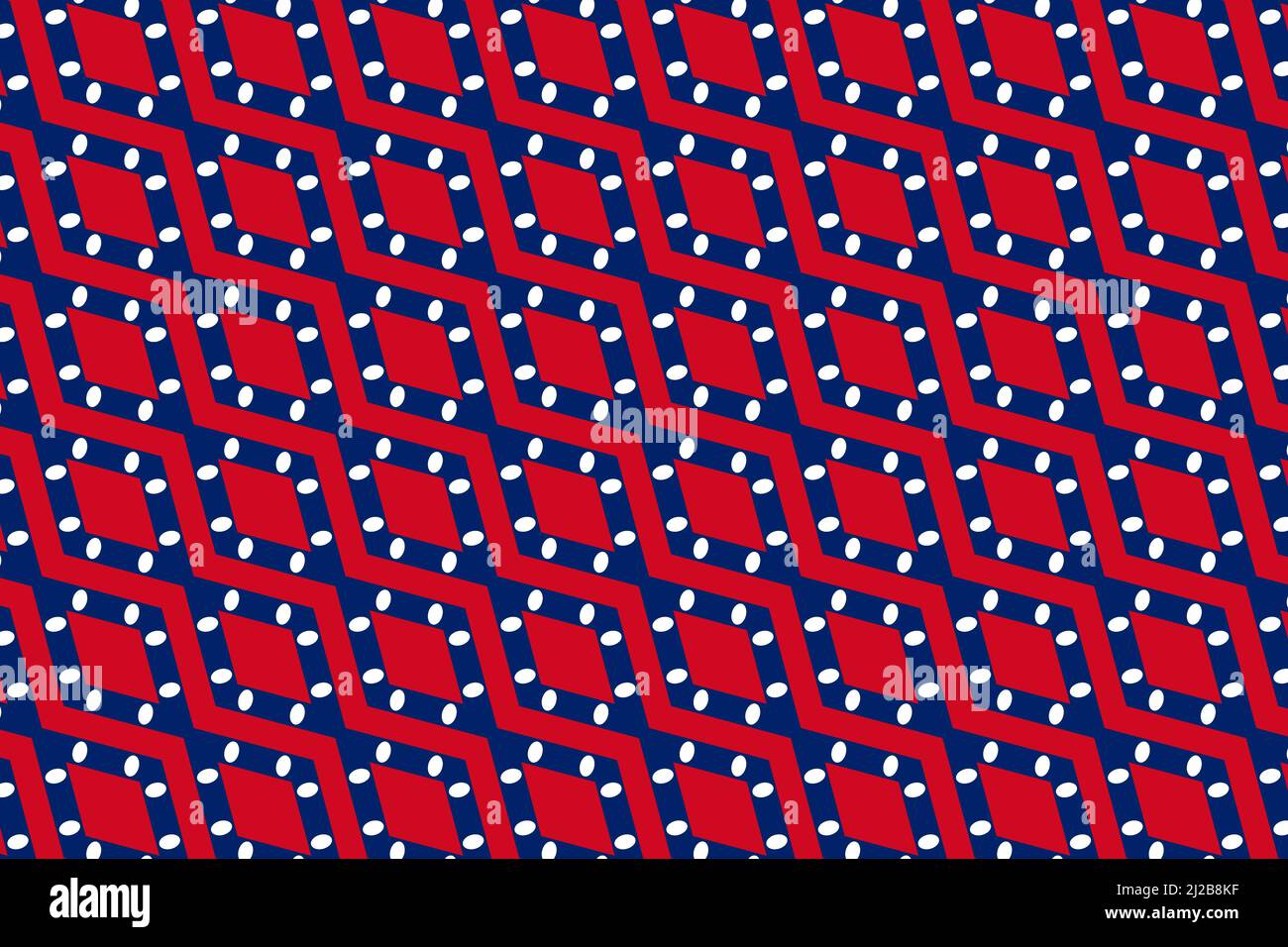 Geometric pattern in the colors of the national flag of Laos. The ...