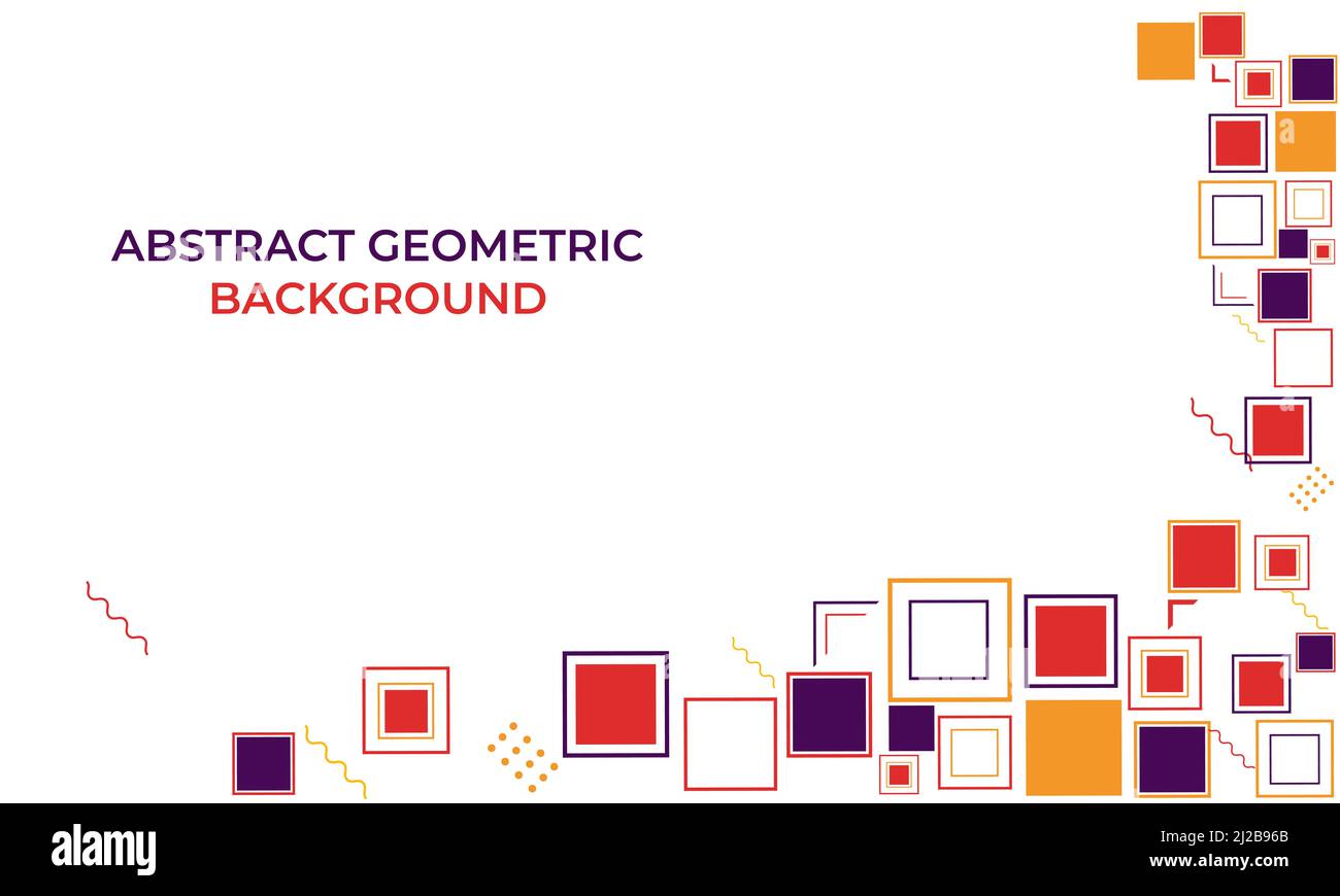 colorful abstract geometric background design Stock Photo - Alamy