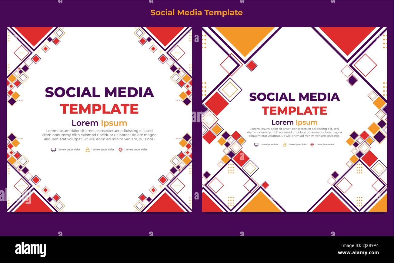 Template banner geometric shape hi-res stock photography and images - Alamy