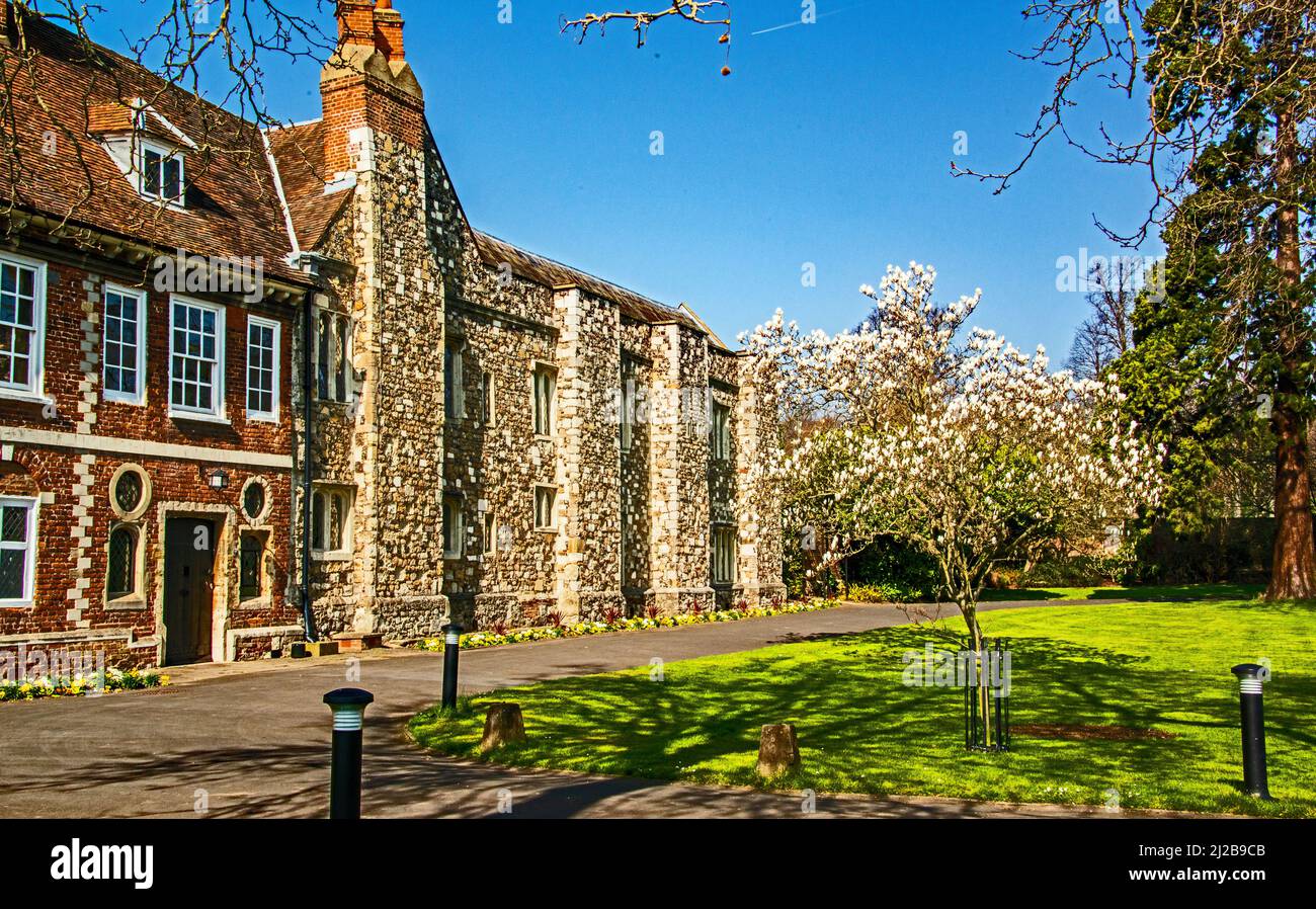 Hall Place in Springtime Stock Photo - Alamy