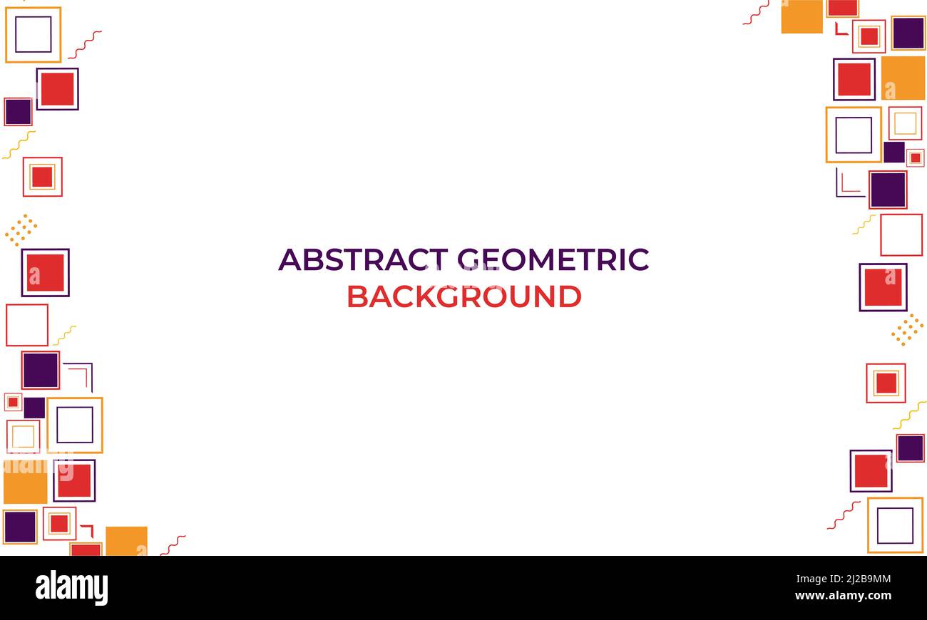 colorful abstract geometric background design Stock Photo - Alamy