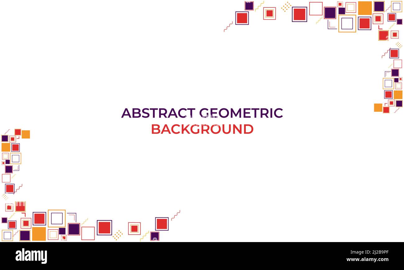 colorful abstract geometric background design Stock Photo - Alamy