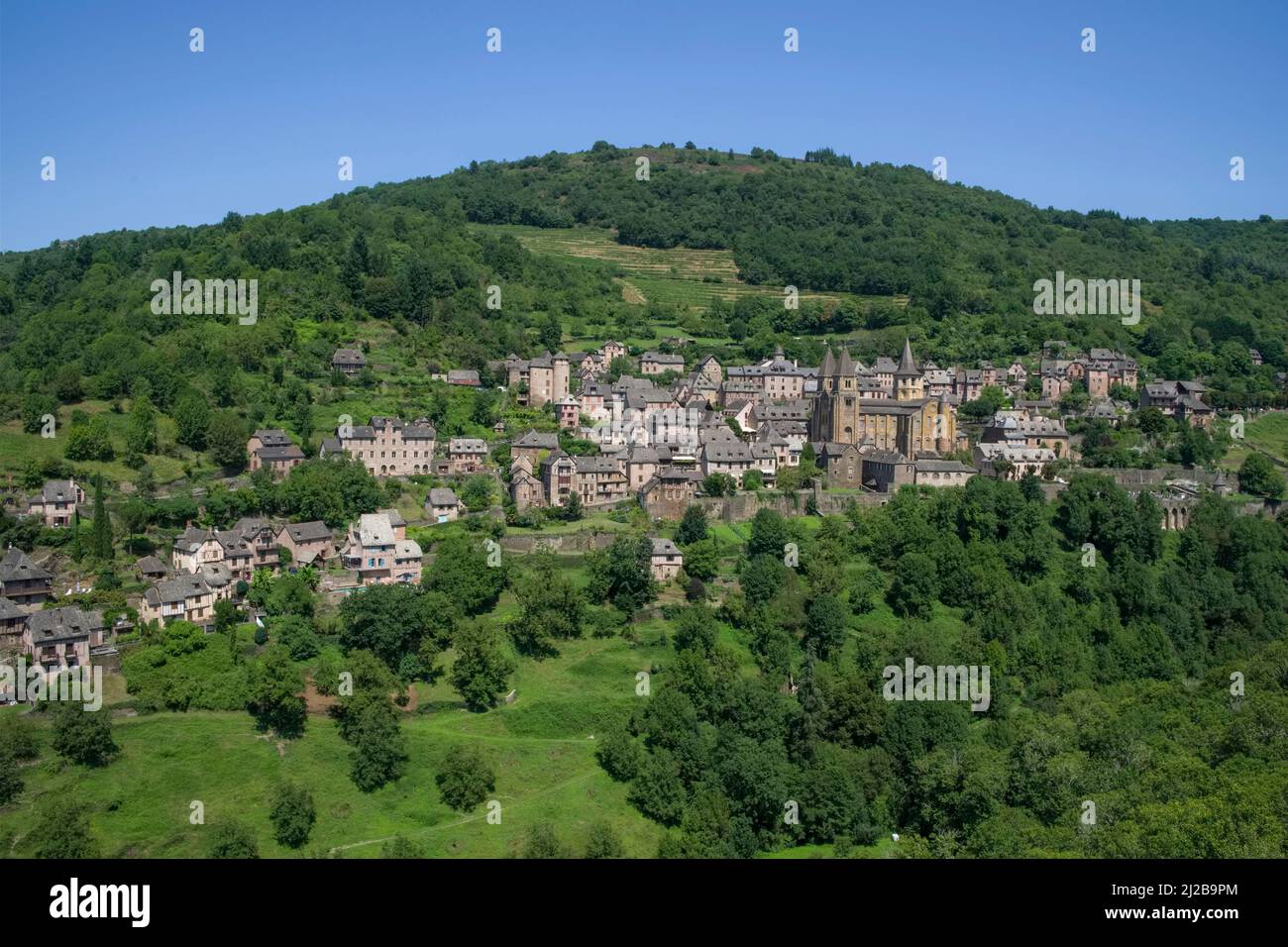 Abbey church of sainte foy hi-res stock photography and images - Alamy