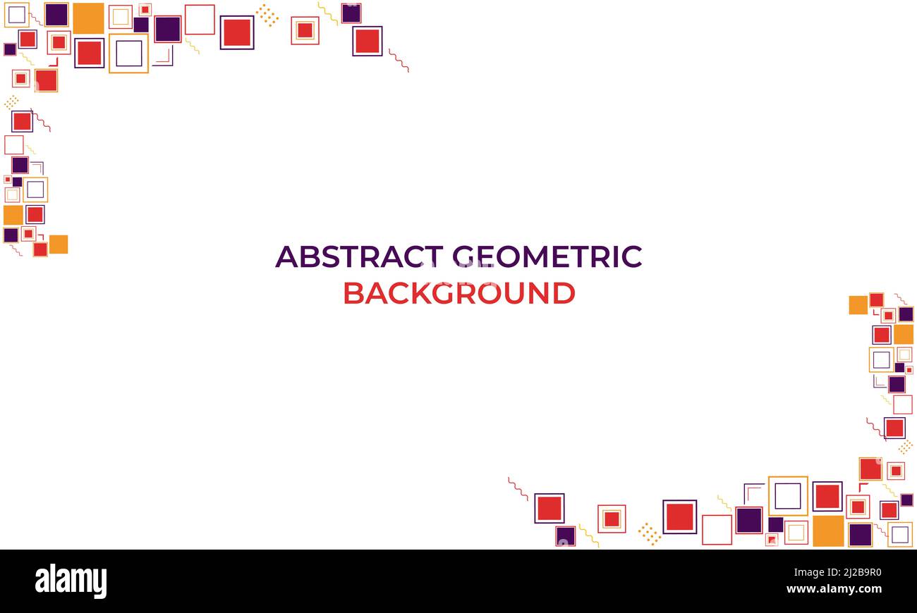 colorful abstract geometric background design Stock Photo - Alamy