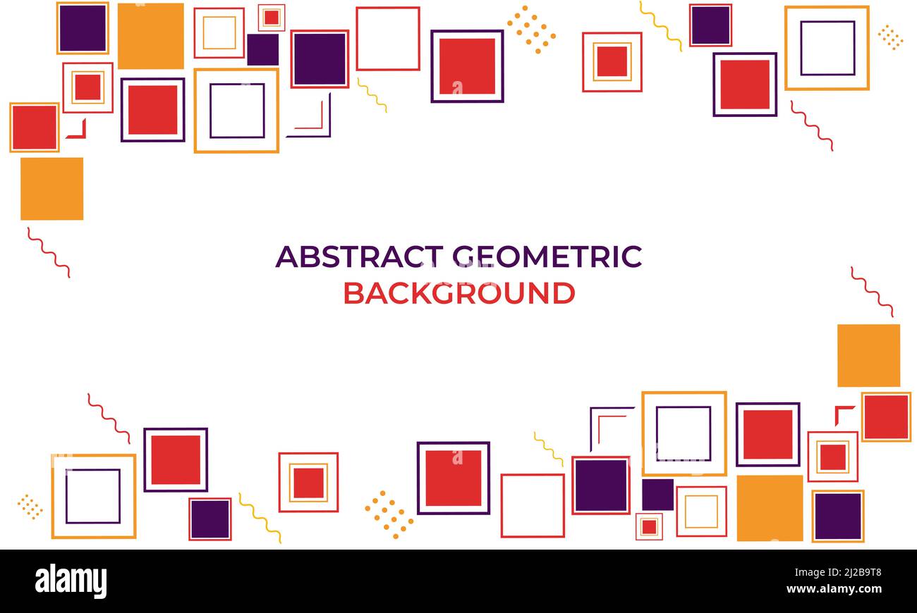 colorful abstract geometric background design Stock Photo - Alamy