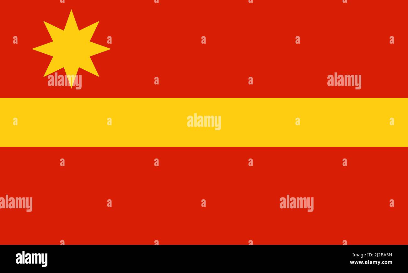 Top view of flag Toa Alta, untied states of America. USA patriot and ...