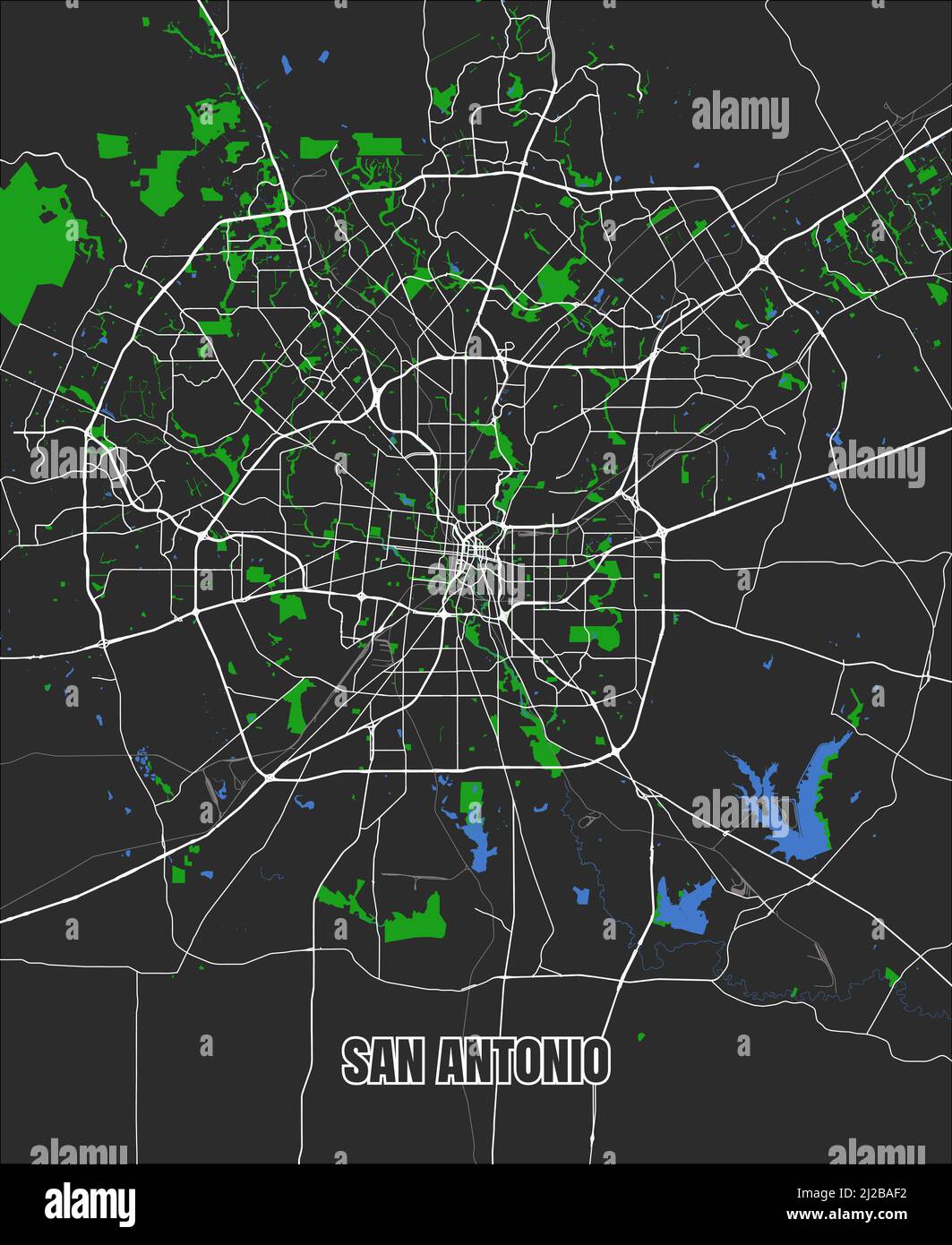 City Of San Antonio Map