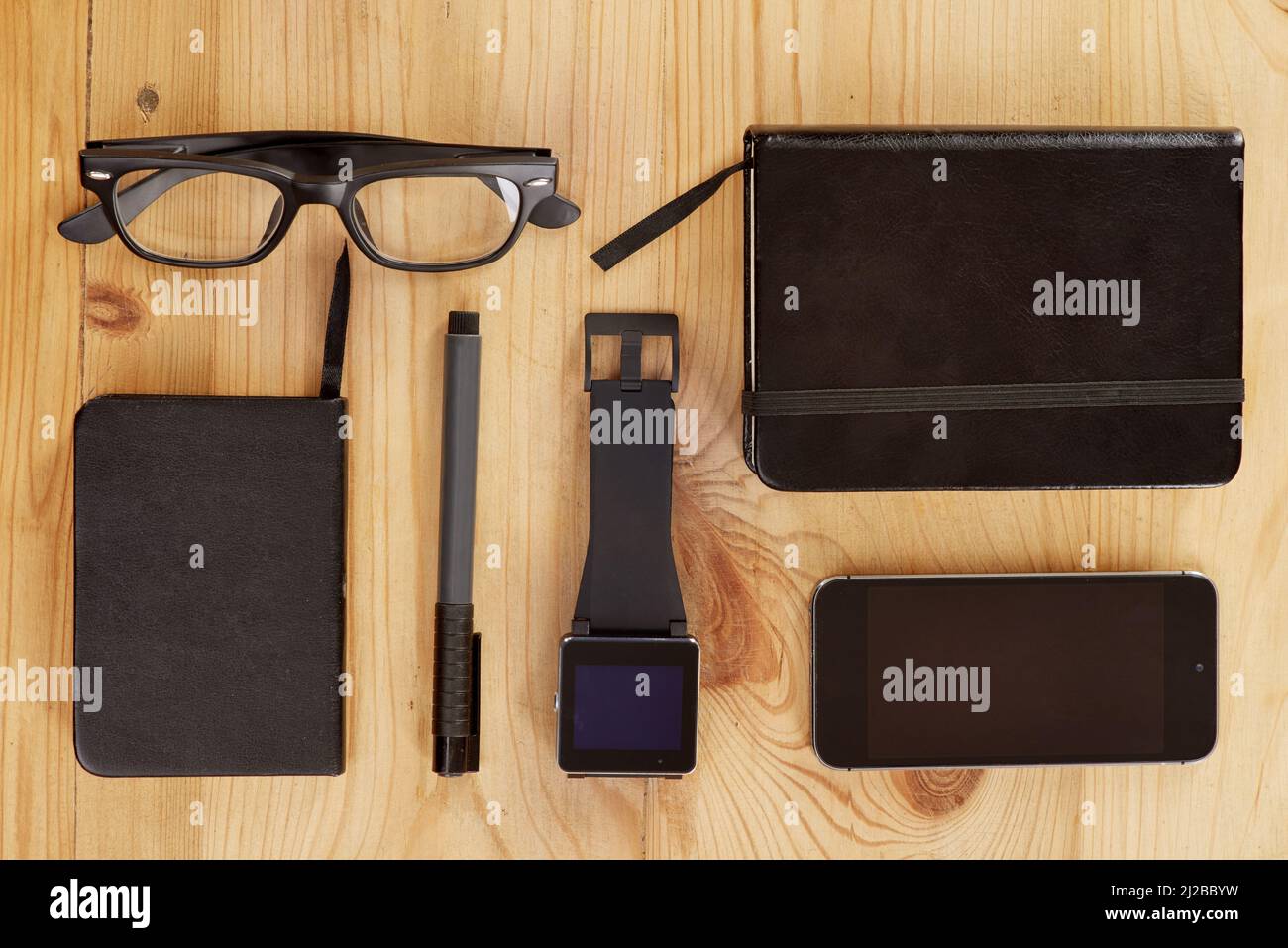 Personal paraphernalia. A group of everyday objects and devices Stock ...