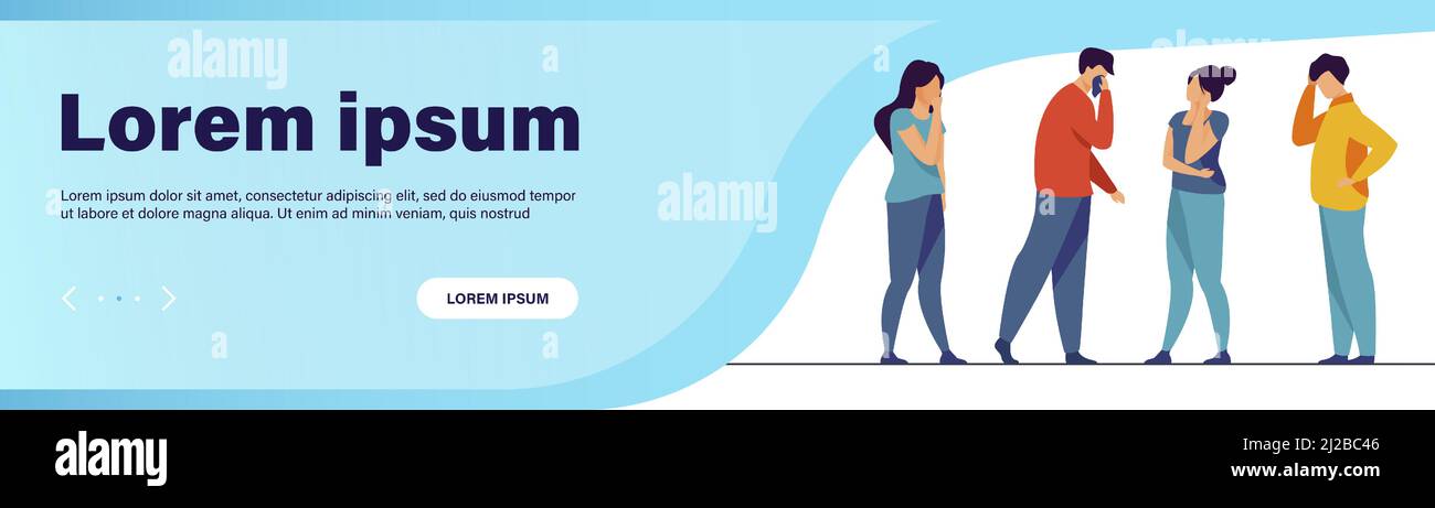 Women sad group Stock Vector Images - Alamy