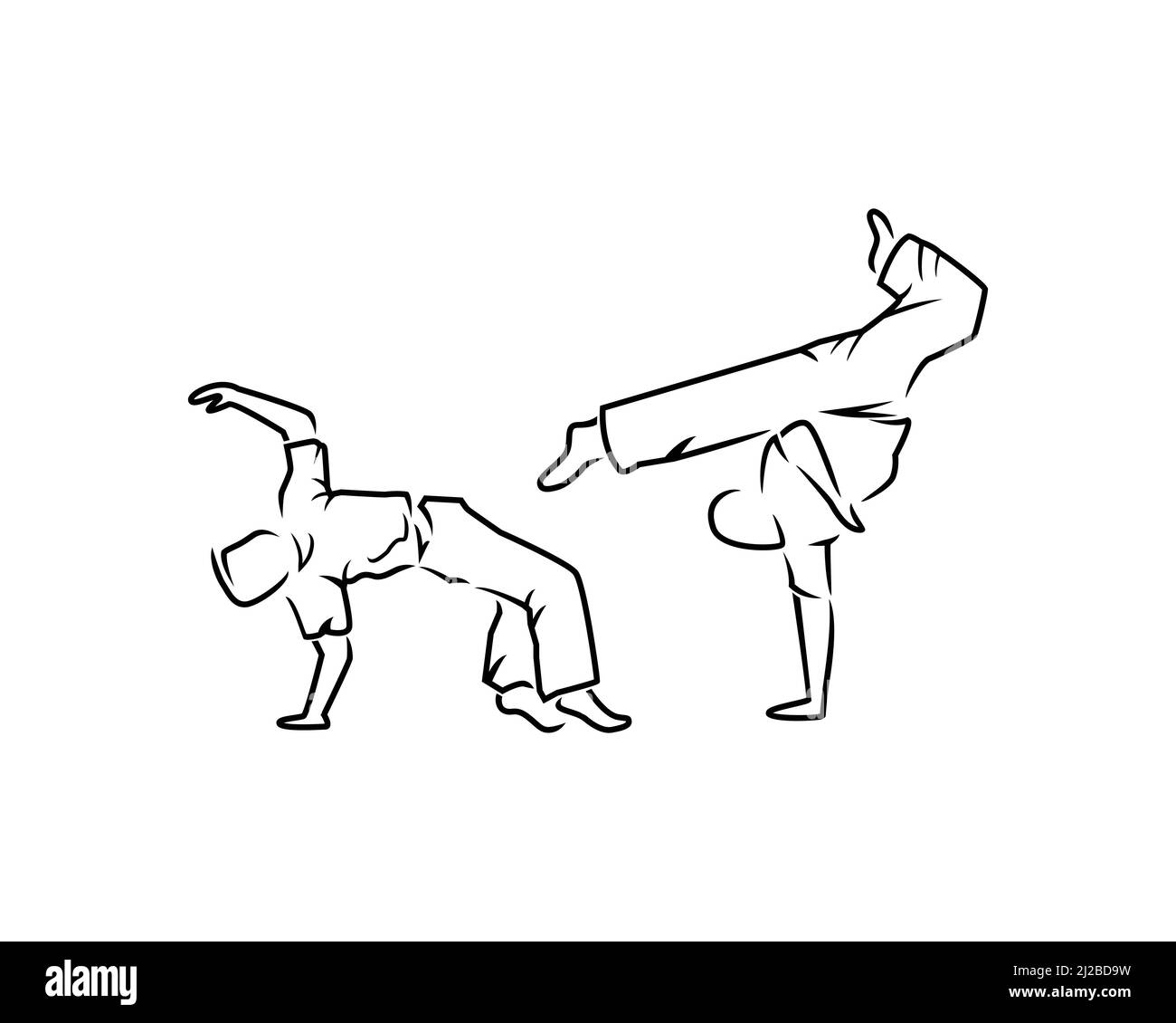 Traditional martial dance Stock Vector Images - Alamy