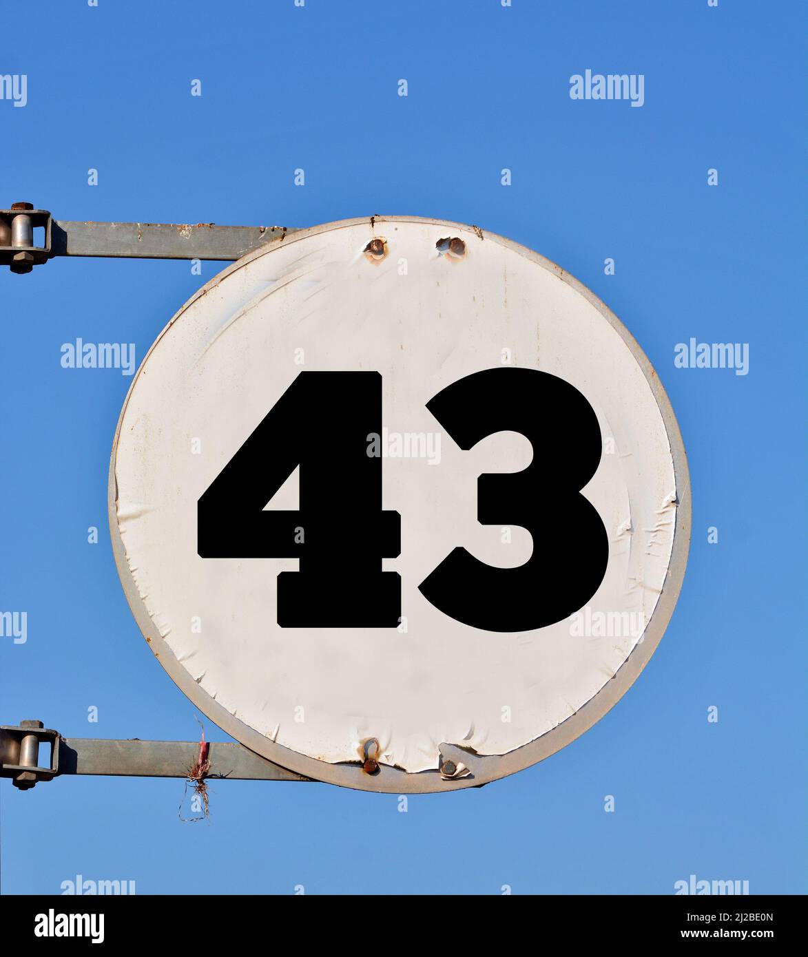 Number three circle blue hi-res stock photography and images - Alamy