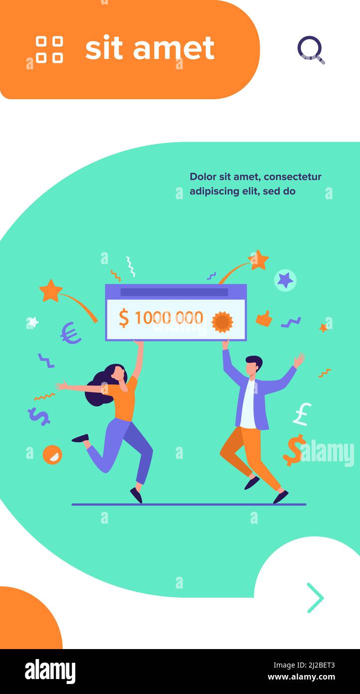 Winning check Stock Vector Images - Alamy