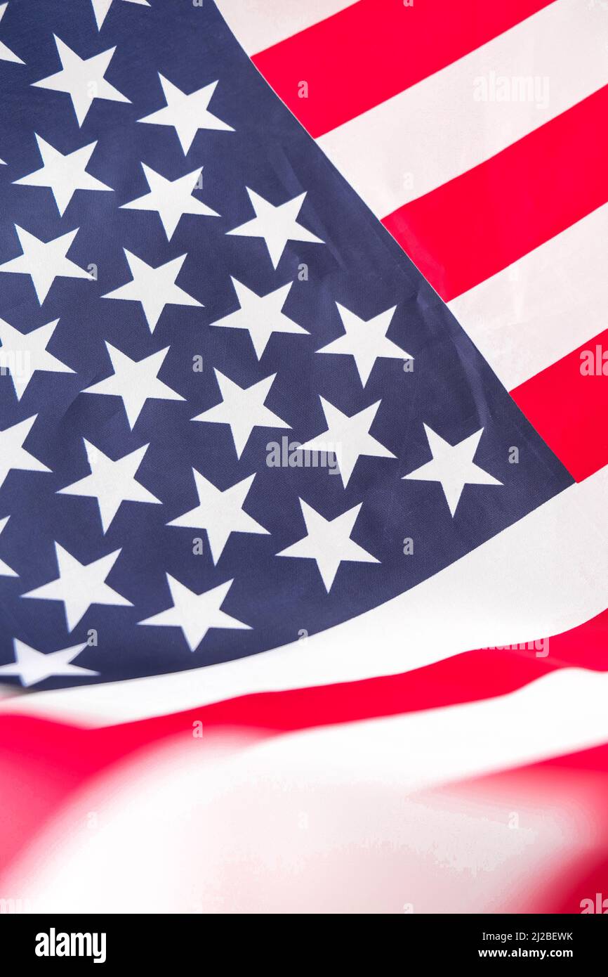 American flag. Flag of the united states of America. July 4th ...