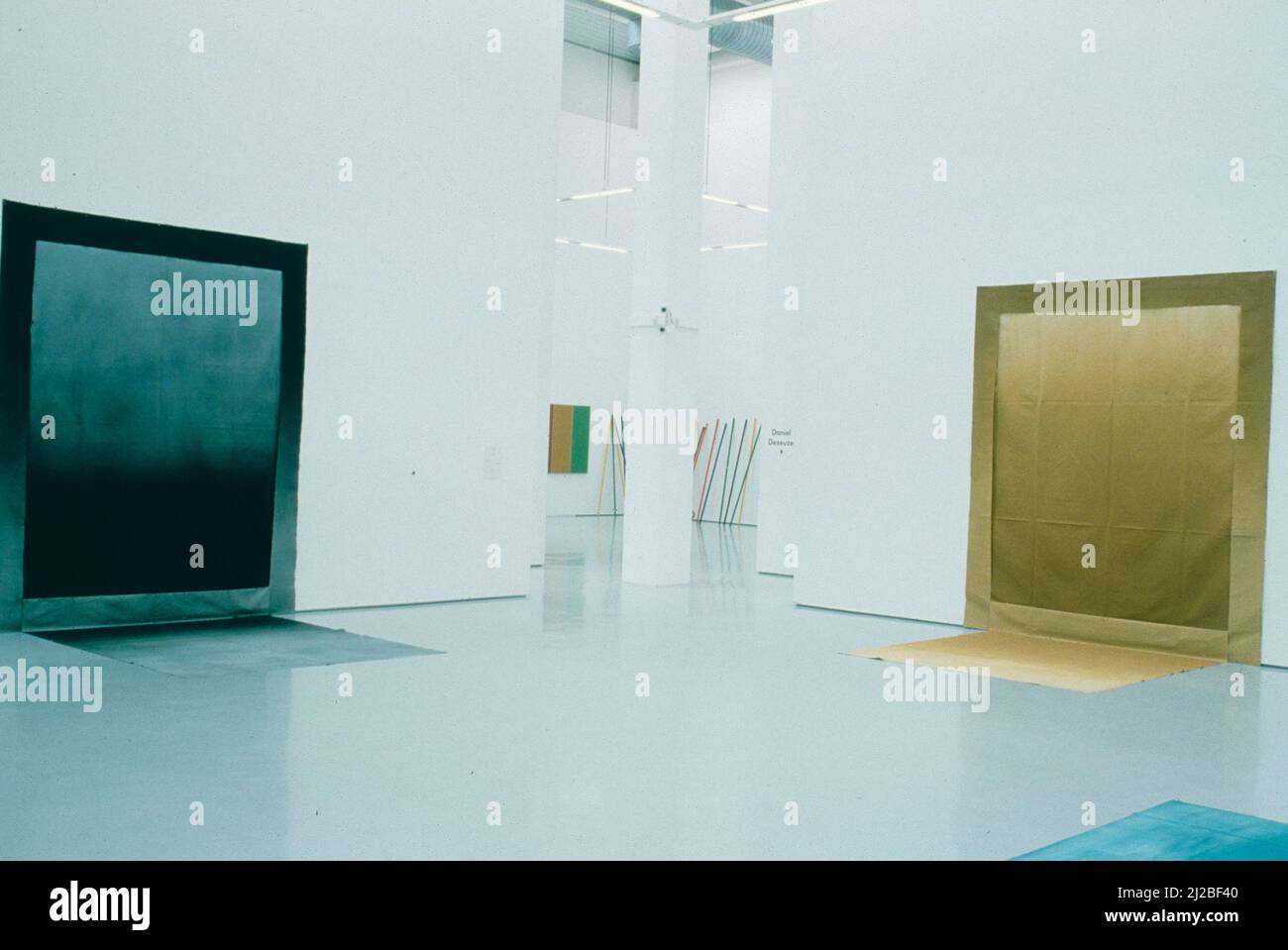 Art exhibition of French artist Louis Cane, Museum of Modern Art, Paris ...