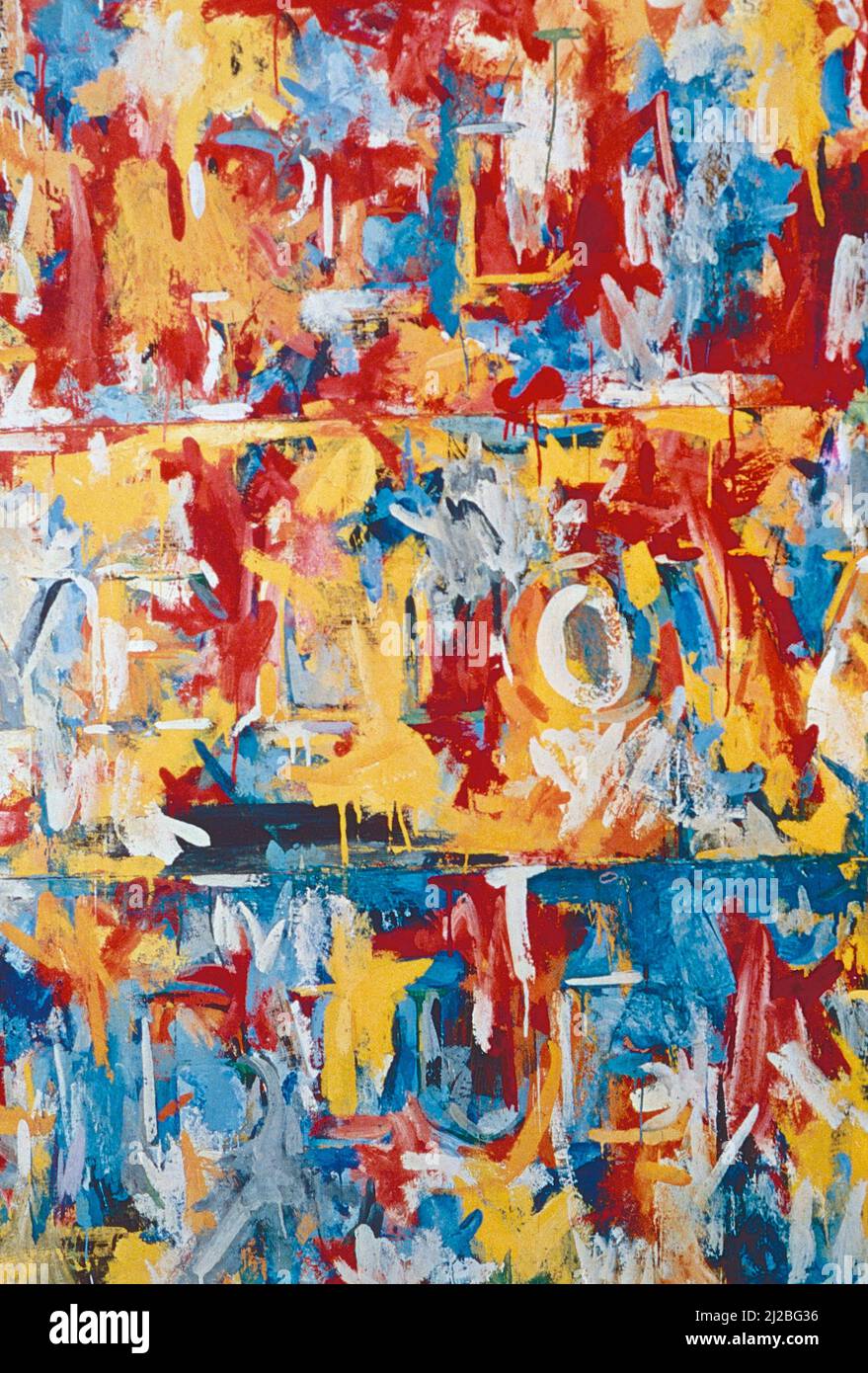 In Riva al Mare, Artwork by American artist Jasper Johns, 1961 Stock ...