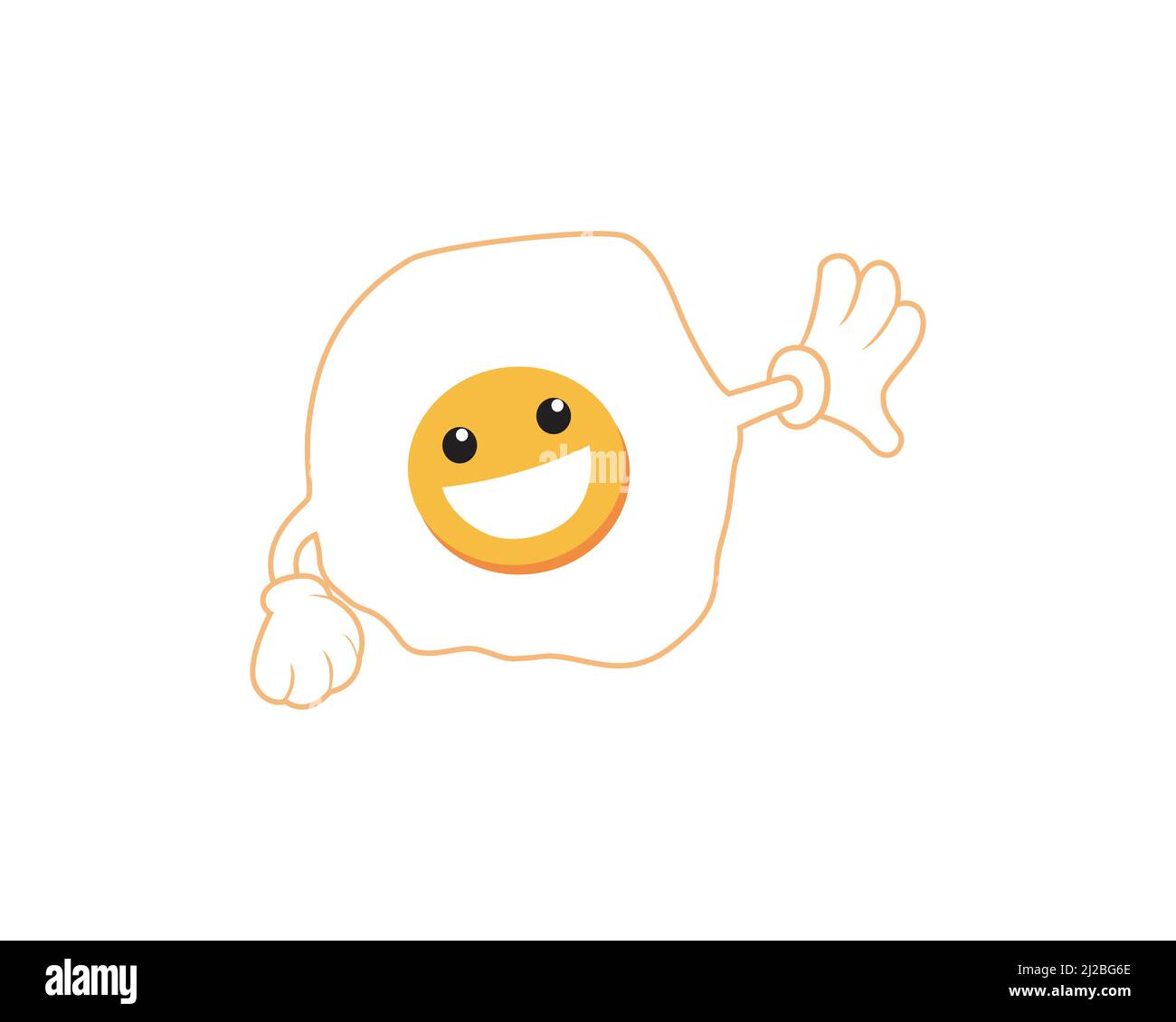 Cartoon character fried egg hi-res stock photography and images - Alamy