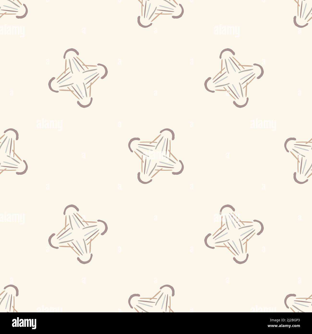 Calm newborn minimal shape seamless pattern. Gender neutral baby ...
