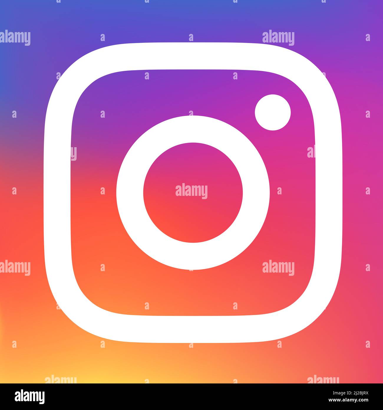 Instagram logo popular social Stock Vector Images - Alamy