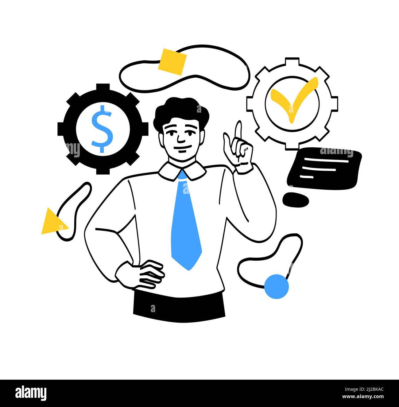 Workflow management business concept Stock Vector Image & Art - Alamy