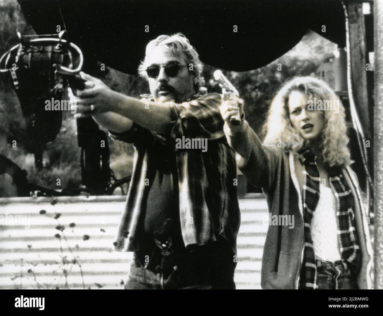 American Actor Jeff Fahey And Actress Teri Polo In The Movie Quick Usa