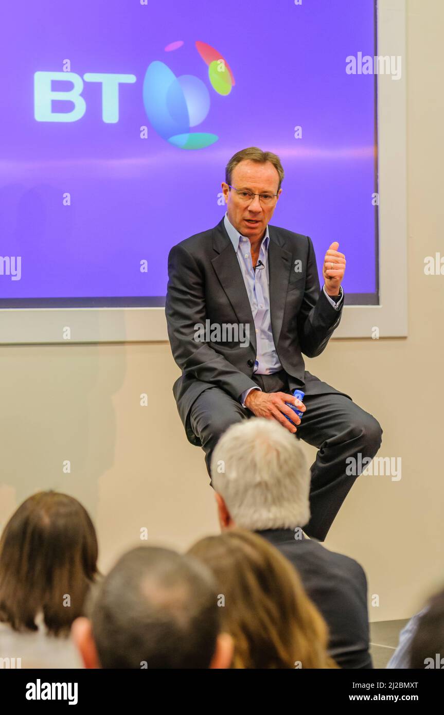 Philip Jansen gives a presentation on the future of the company during ...