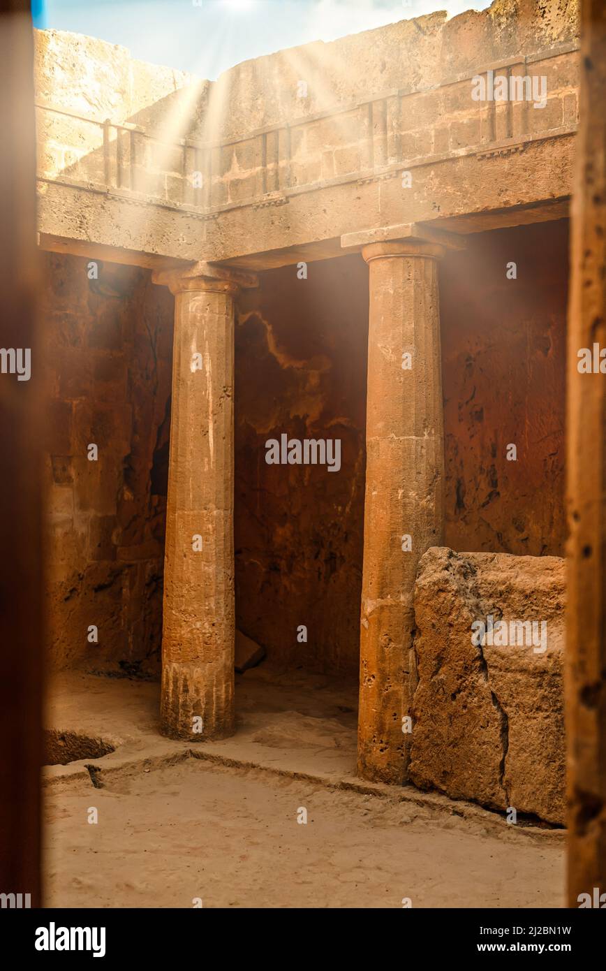 Cyprus museum royal tomb hi-res stock photography and images - Alamy
