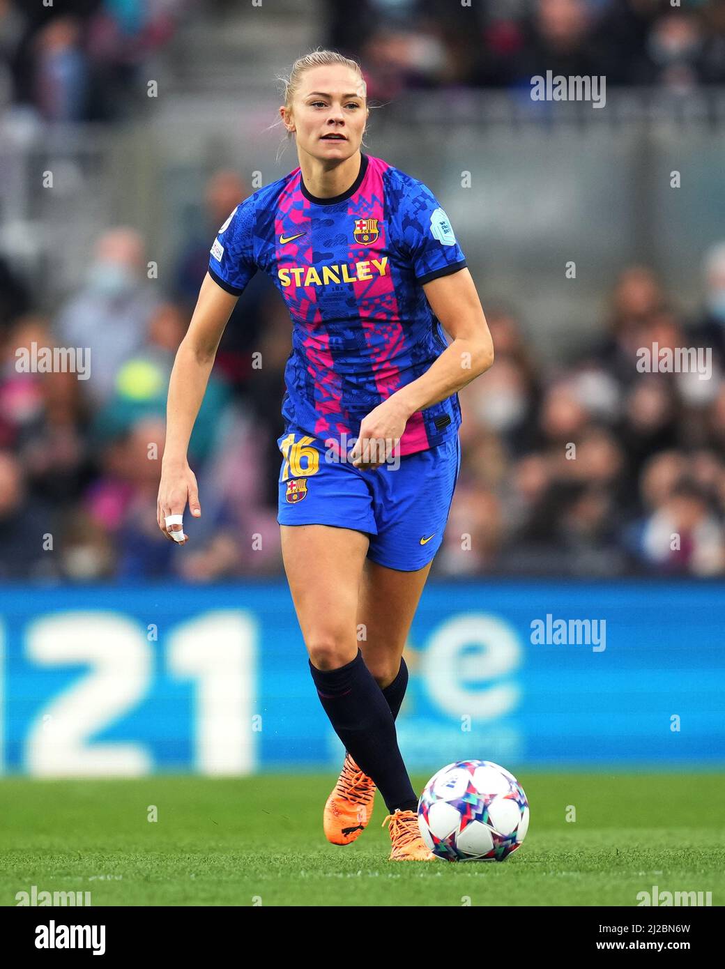 Fridolina Rolfo of FC Barcelona during the UEFA Women’s Champions ...