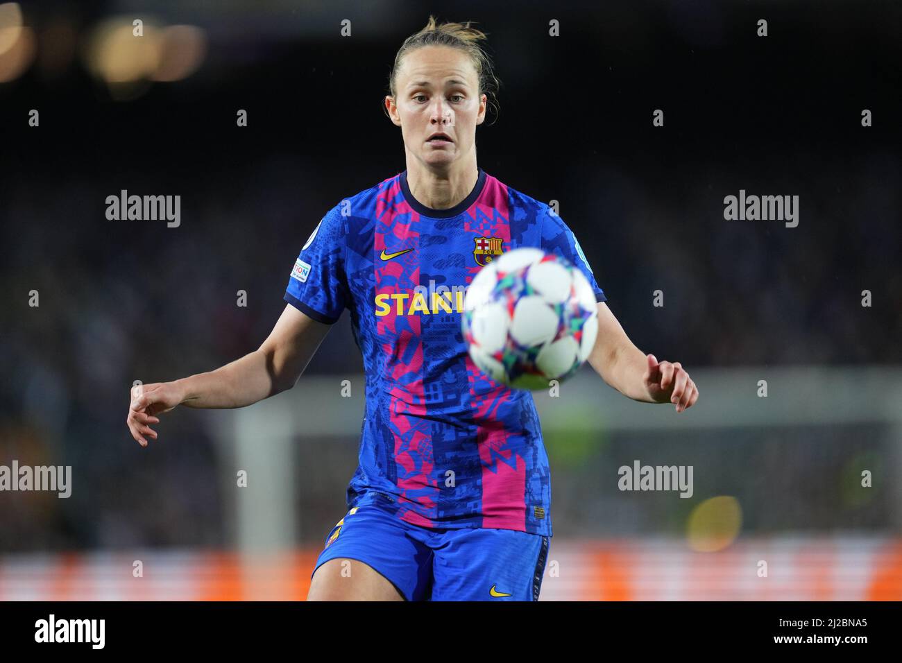 Caroline Graham Hansen of FC Barcelona during the UEFA WomenÕs ...