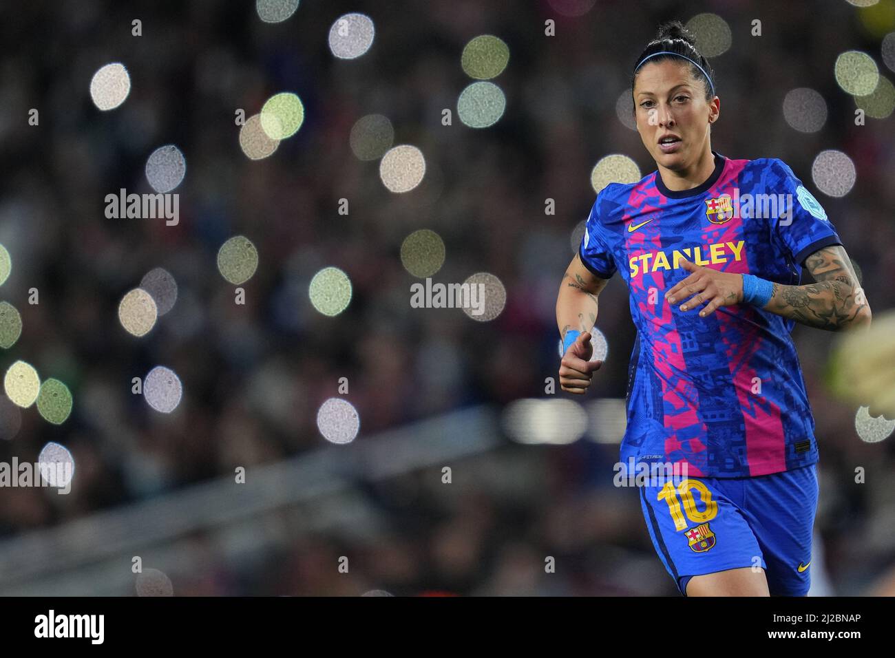 Jennifer Hermoso of FC Barcelona during the UEFA WomenÕs Champions ...