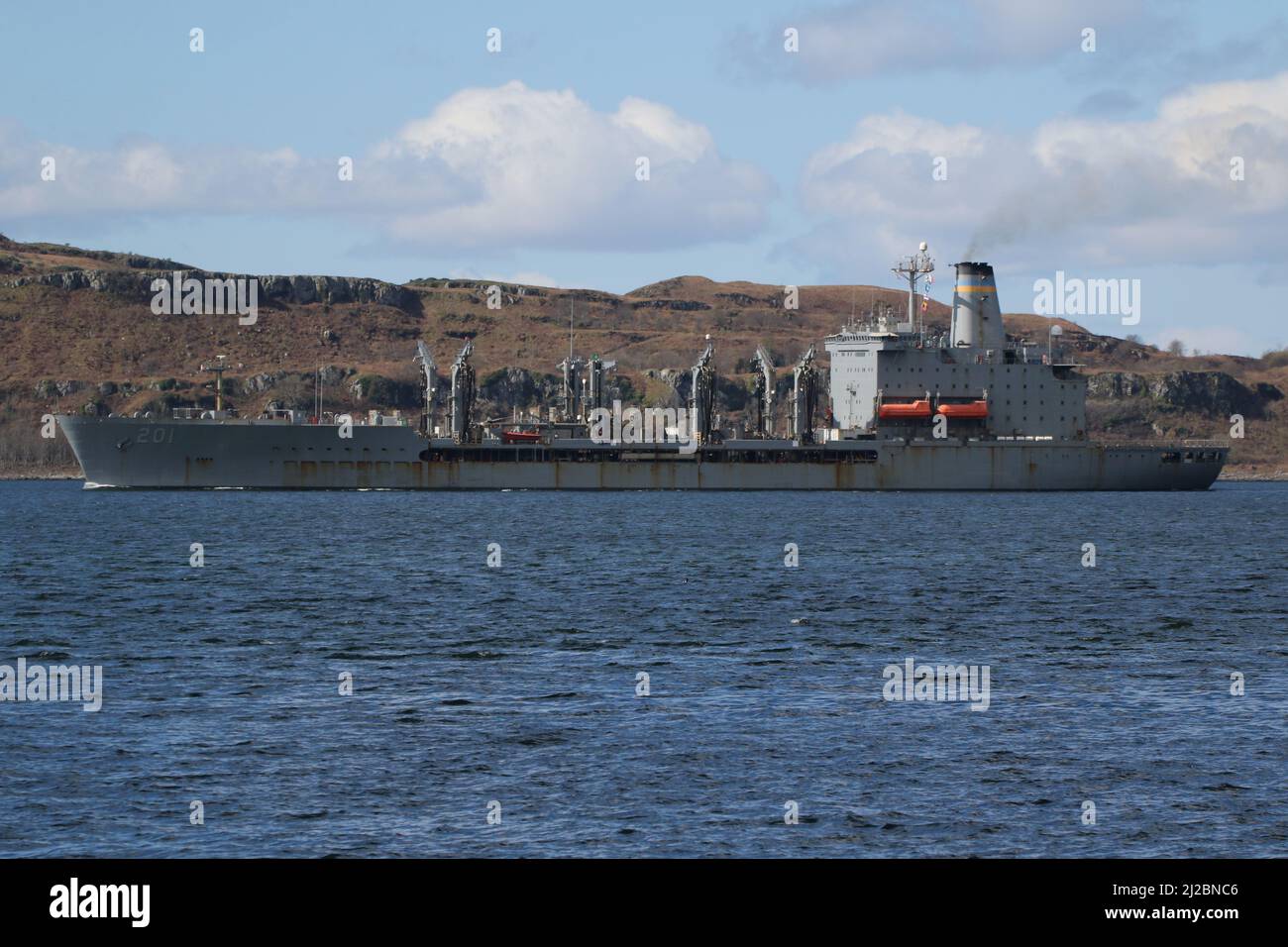 Military sealift command supply ship usns patuxent t ao 201 hi-res ...