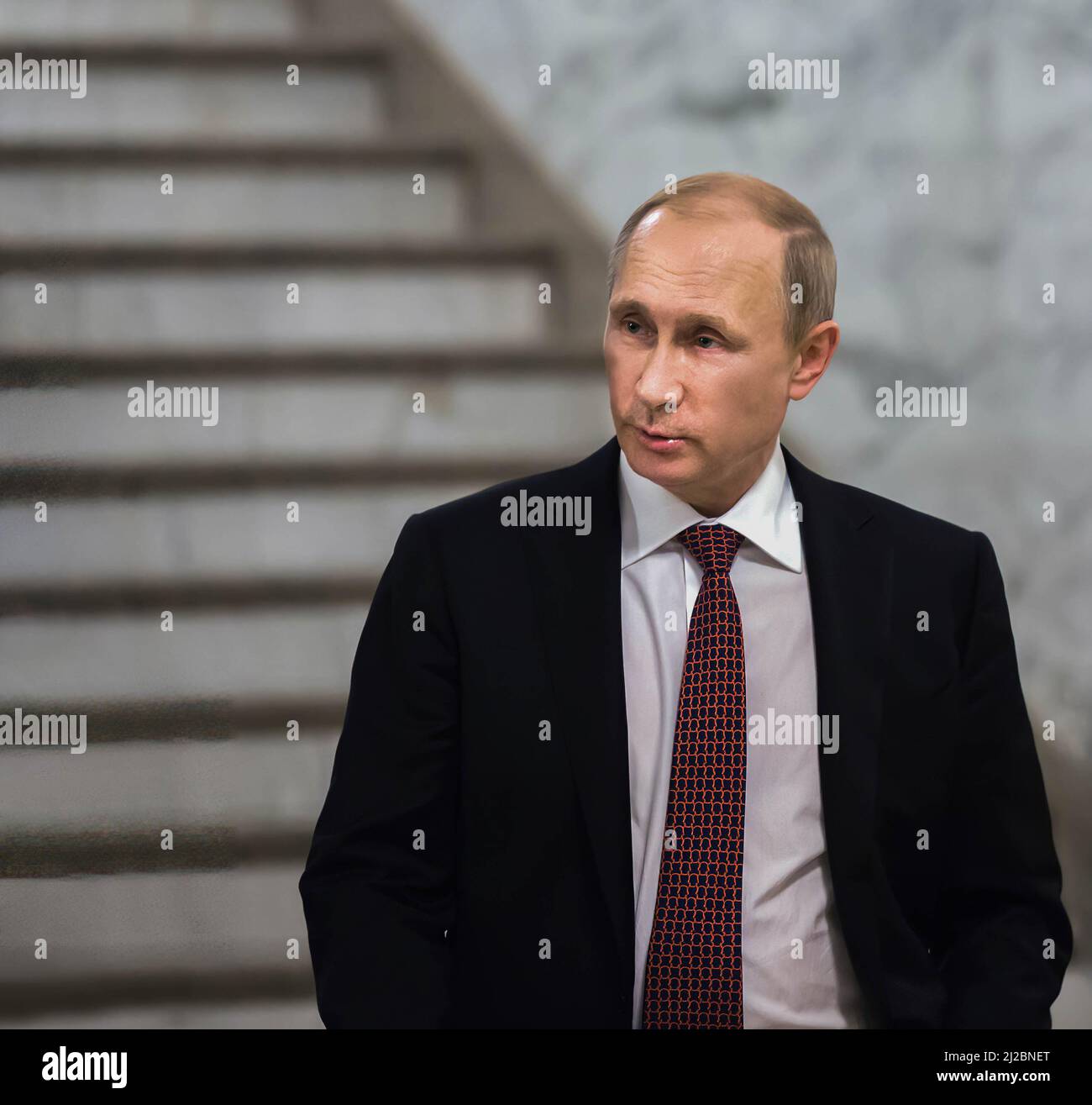President of the Russian Federation Vladimir Putin seen after the ...