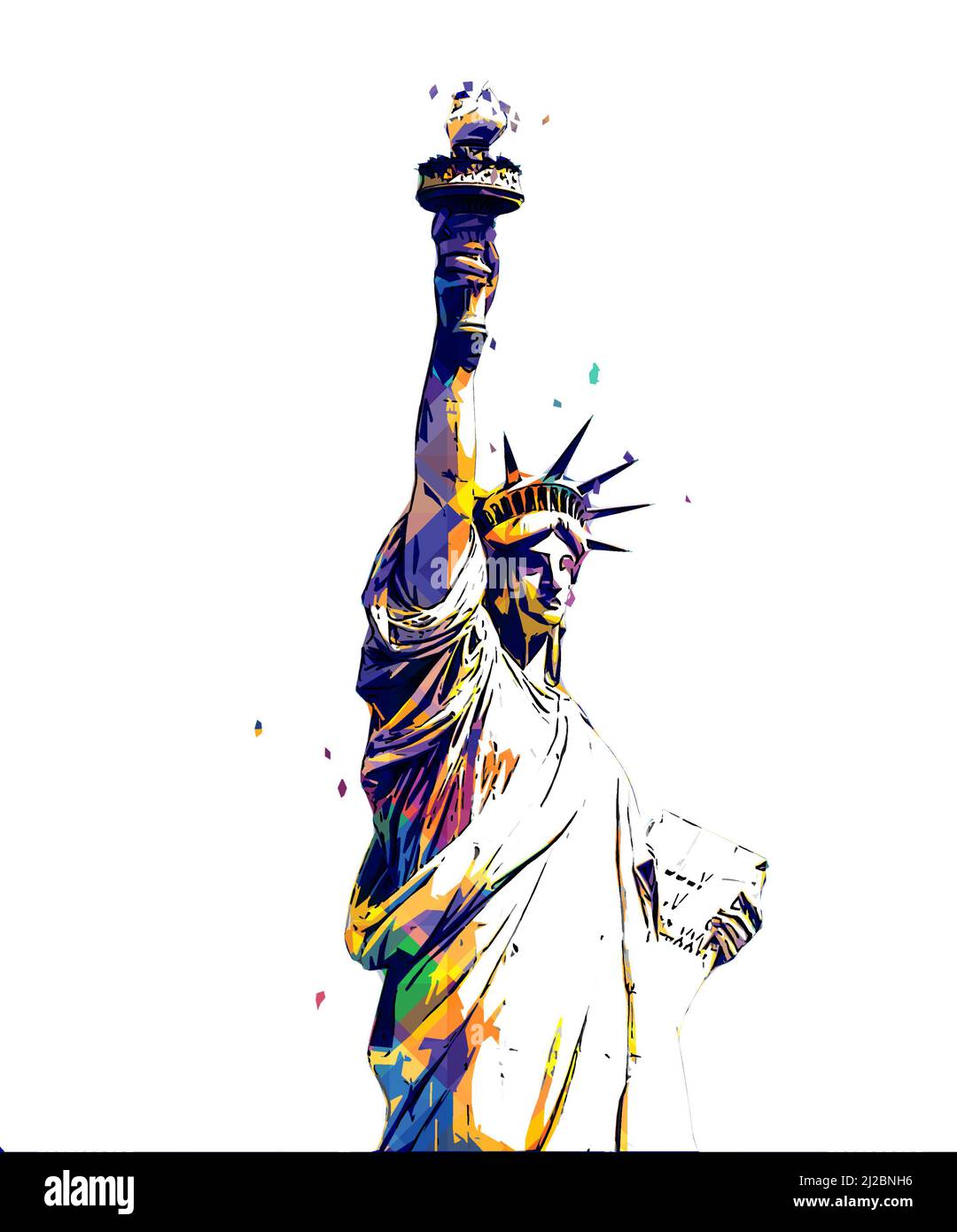 Statue Of Liberty Pop Art